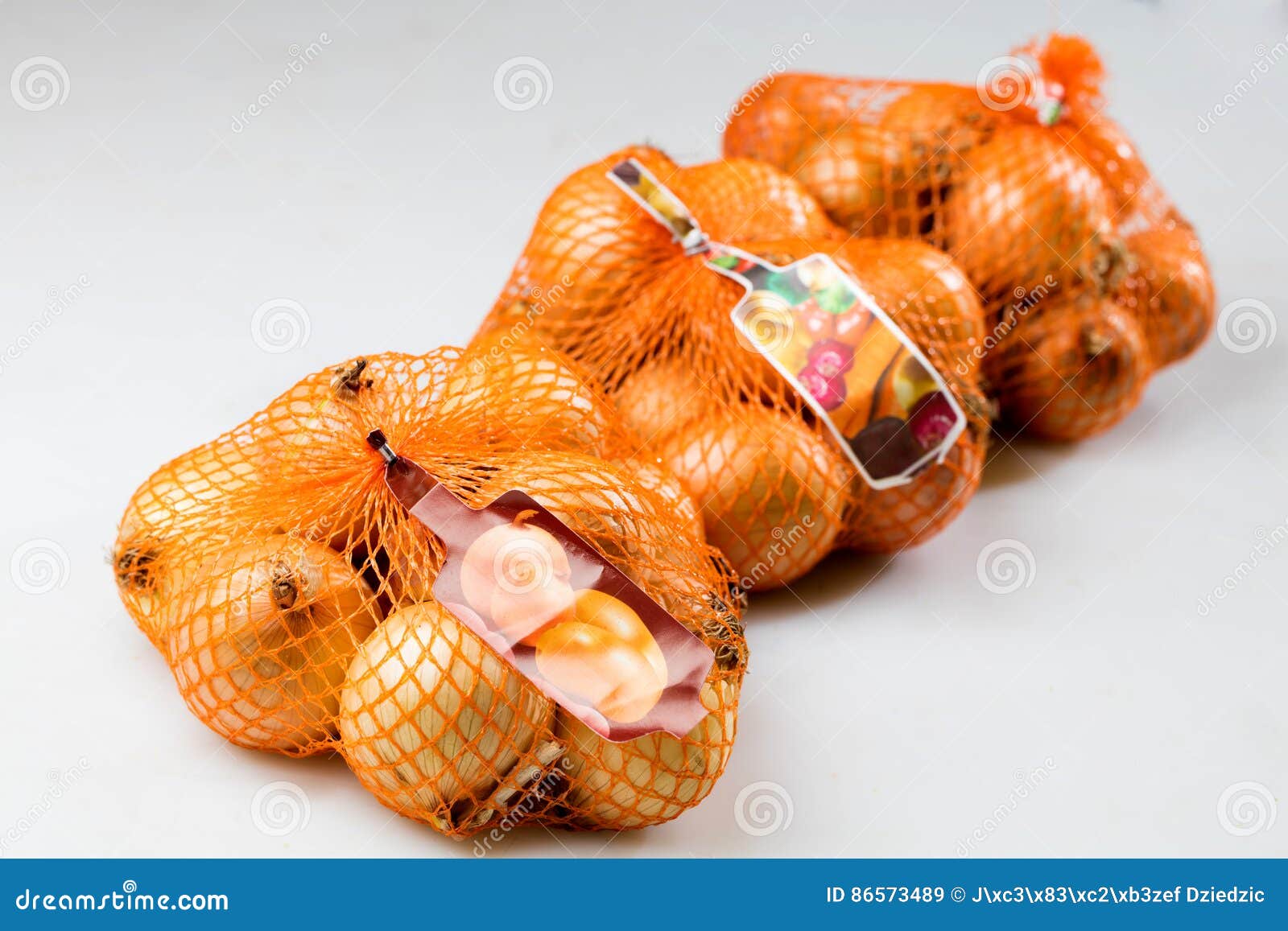 Sorted and packaged onions stock image. Image of sale - 86573489