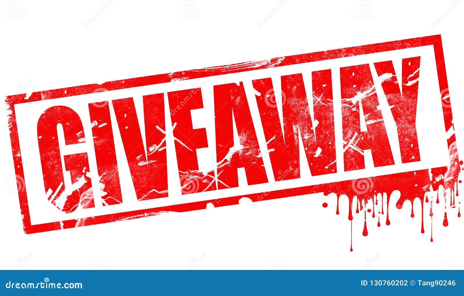 Sorteo En Sello Rojo De La Tinta Stock de ilustración - Ilustración de ...