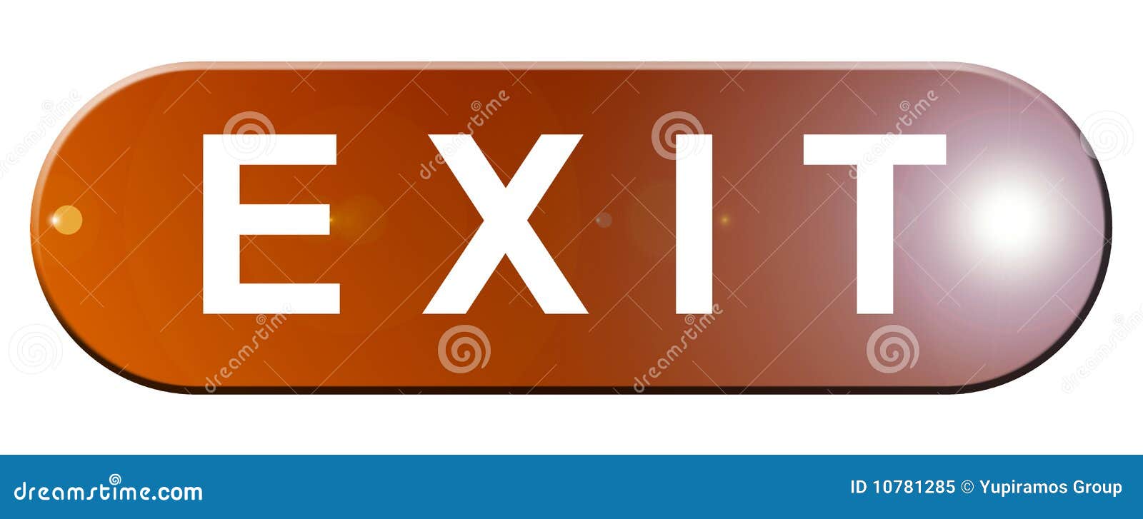 Sortie illustration stock. Illustration of sortie, signe - 10781285