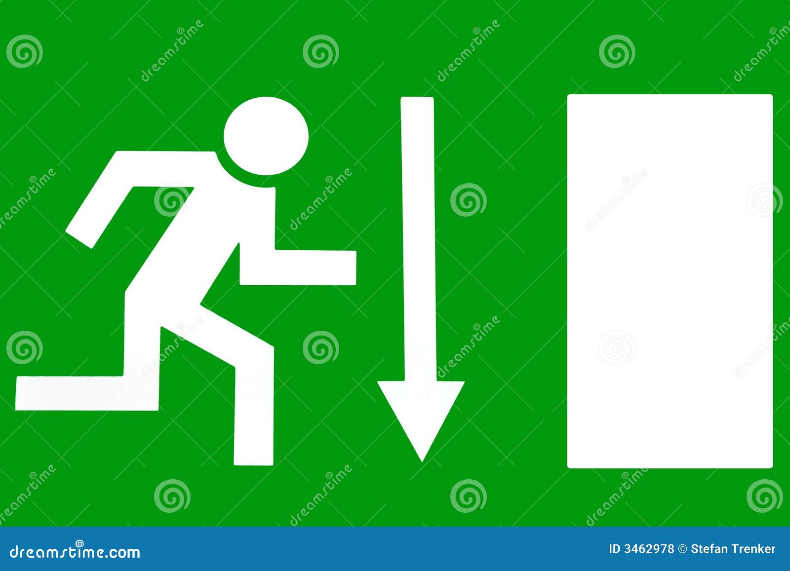 Sortie De Secours - Sortie De Secours Illustration Stock - Illustration ...