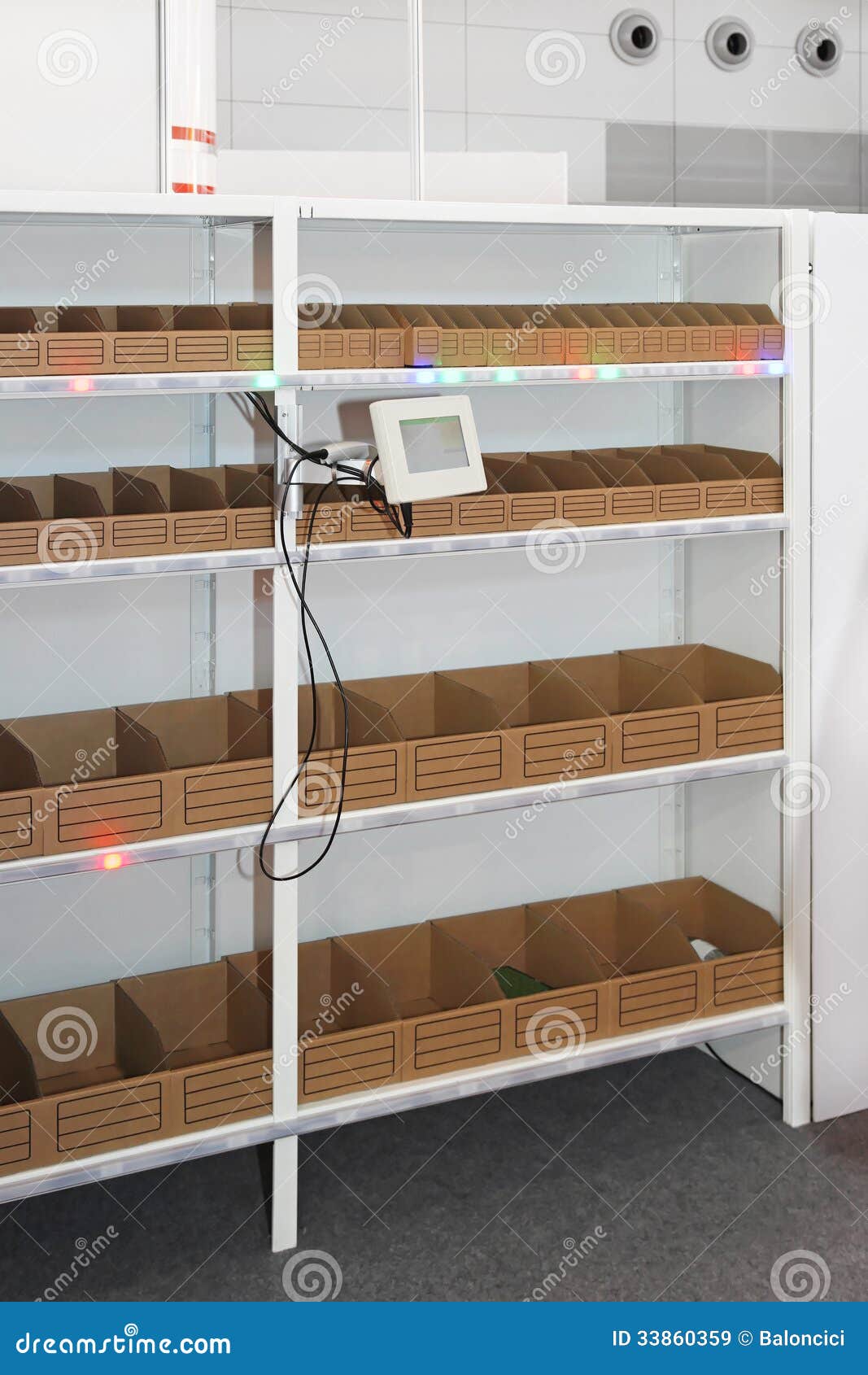 Sorting bins stock image. Image of container, cardboard - 33860359