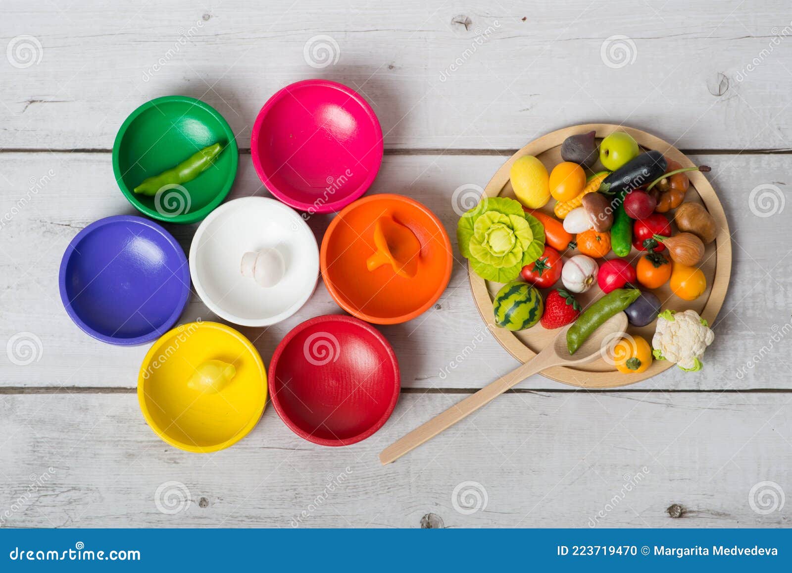 Sorting by Color. Preschooler Teaching Colors Stock Photo - Image of ...