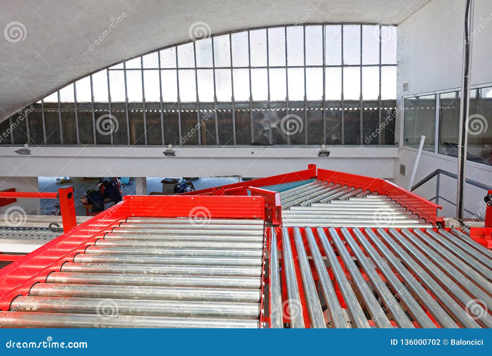 Sorting Conveyor stock photo. Image of conveyor, automated - 136000702