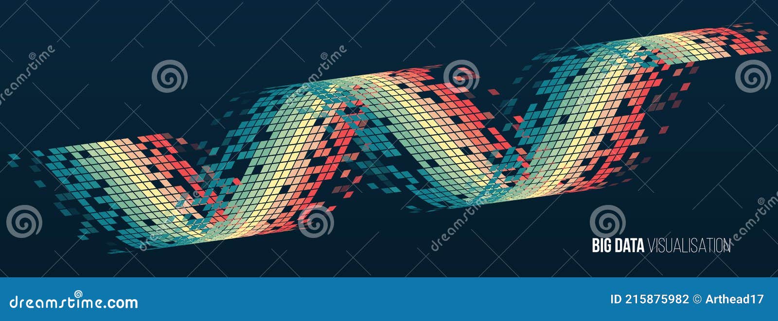 Sorting Data Vector Technology Background Big Data Visualization