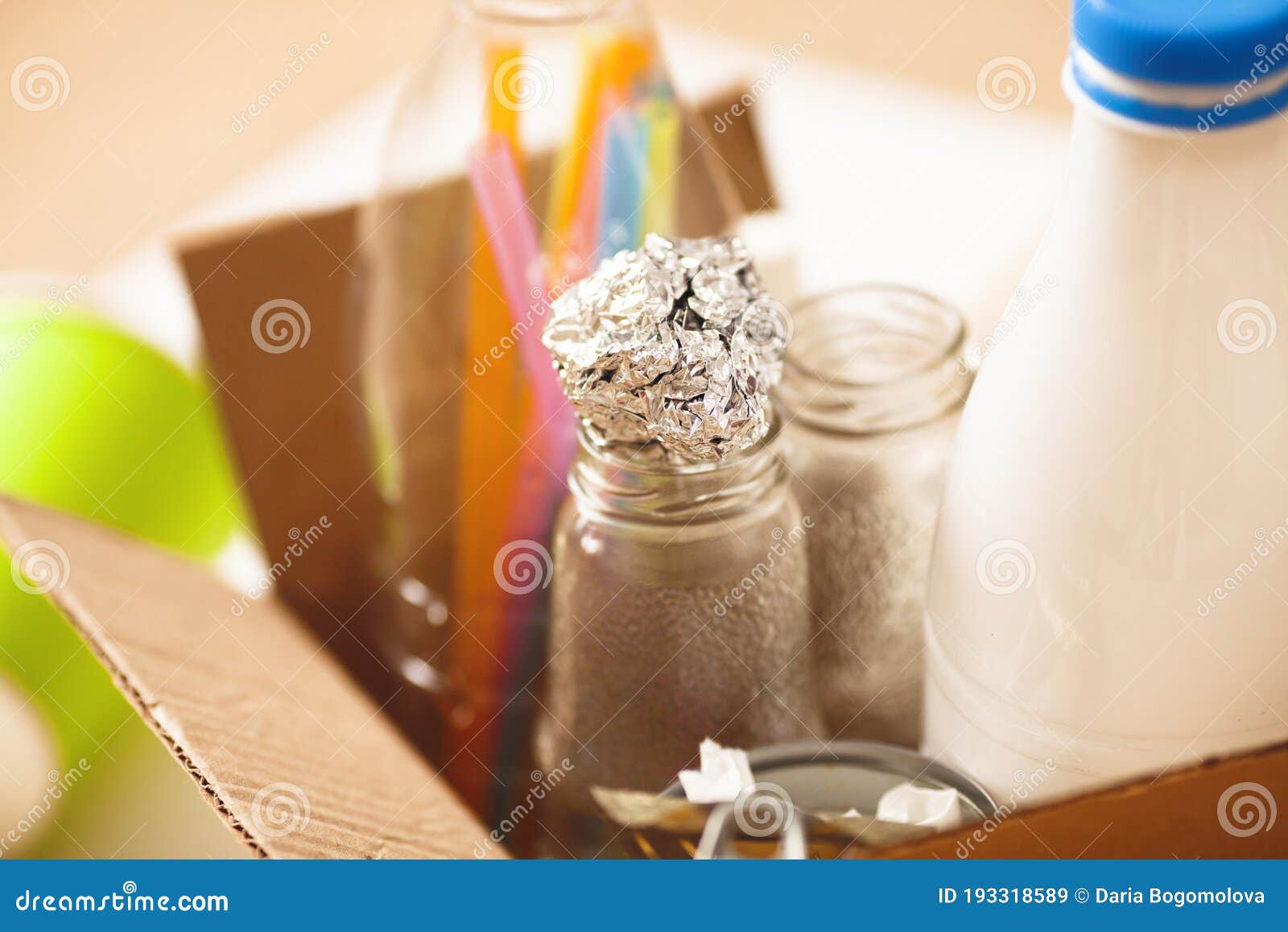 Sorting of Garbage and Environment Concept. Stock Image - Image of ...