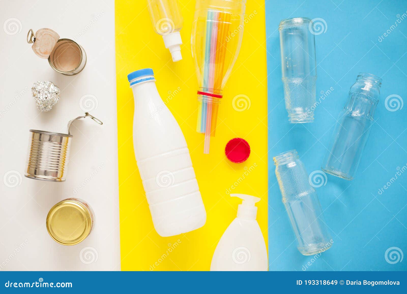 Sorting of Garbage and Environment Concept. Stock Image - Image of ...