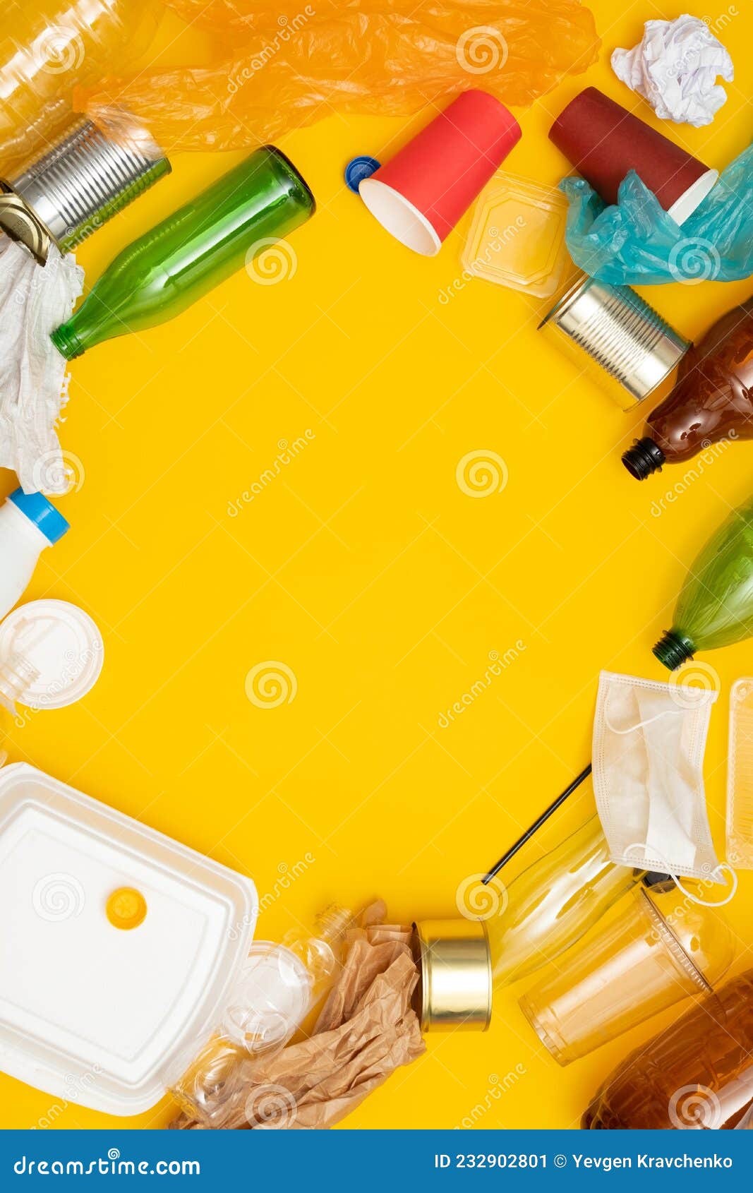 Sorting of Garbage Types. Concept of Zero Pollution and Eco-friendly ...