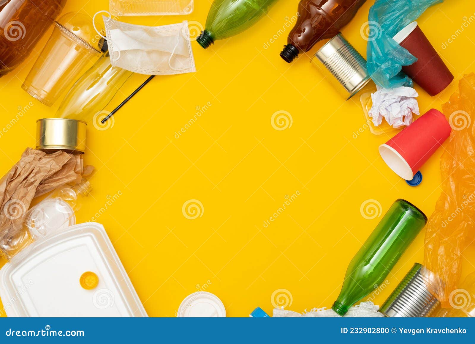 Sorting of Garbage Types. Concept of Zero Pollution and Eco-friendly ...