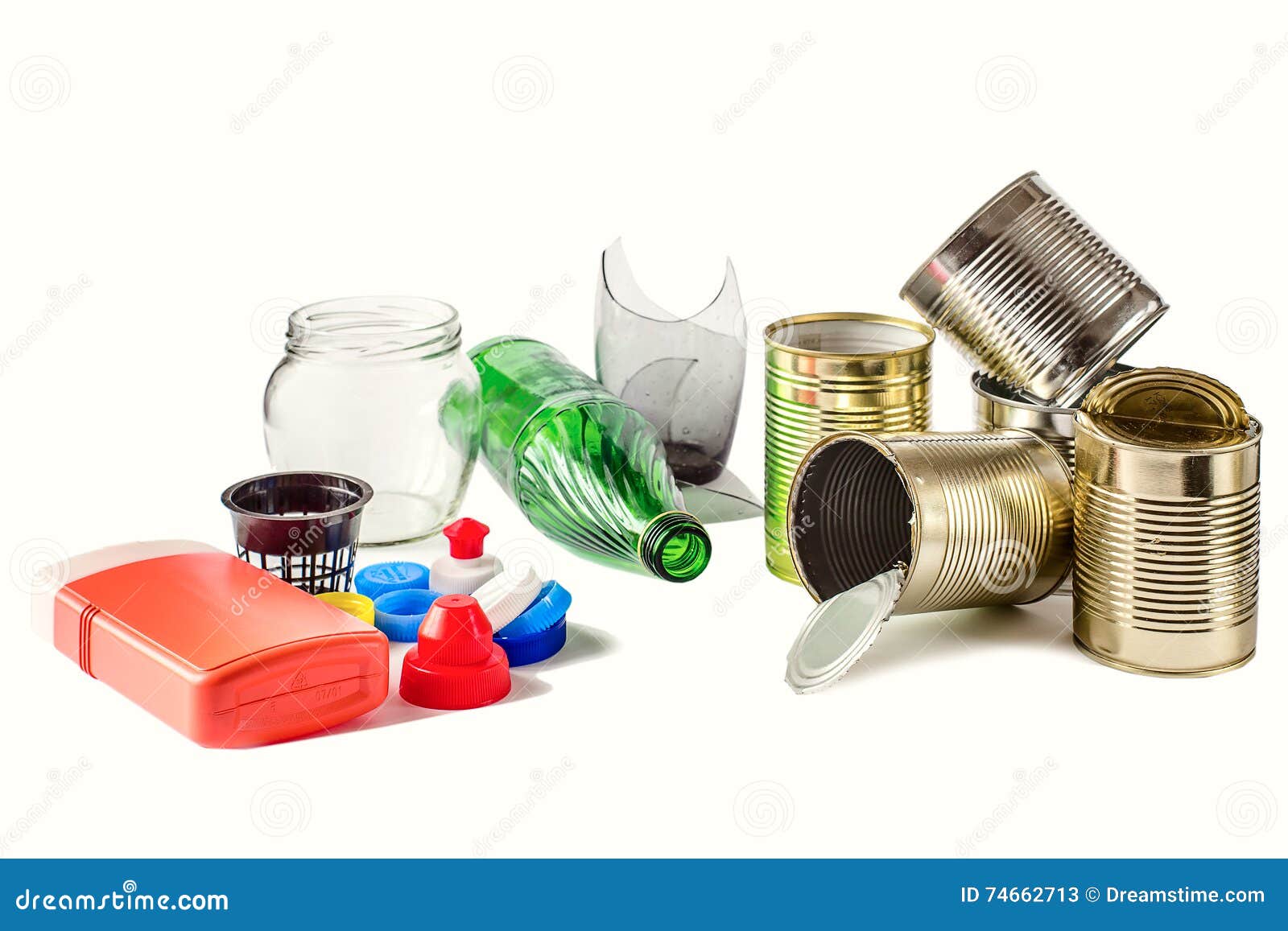 Sorting of Garbage Types. Waste Management Concept Stock Image - Image ...