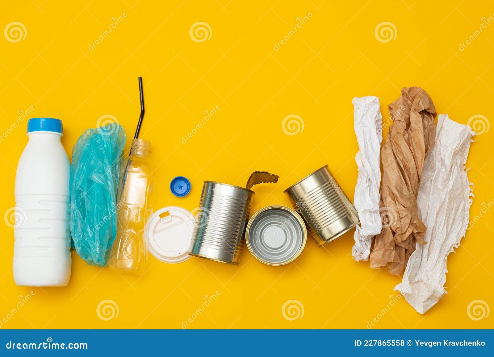 Sorting of Garbage Types. Waste Management Concept Stock Photo - Image ...