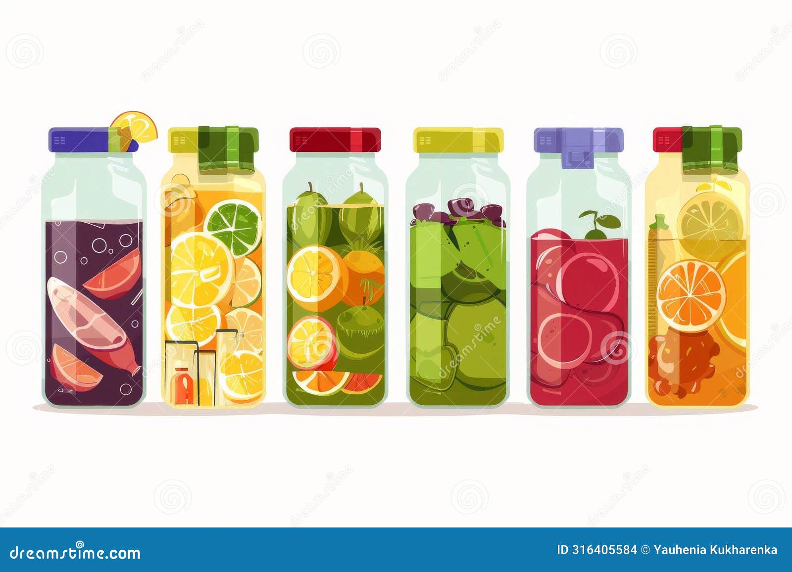 Glass Recycling Process stock illustration. Illustration of workers ...