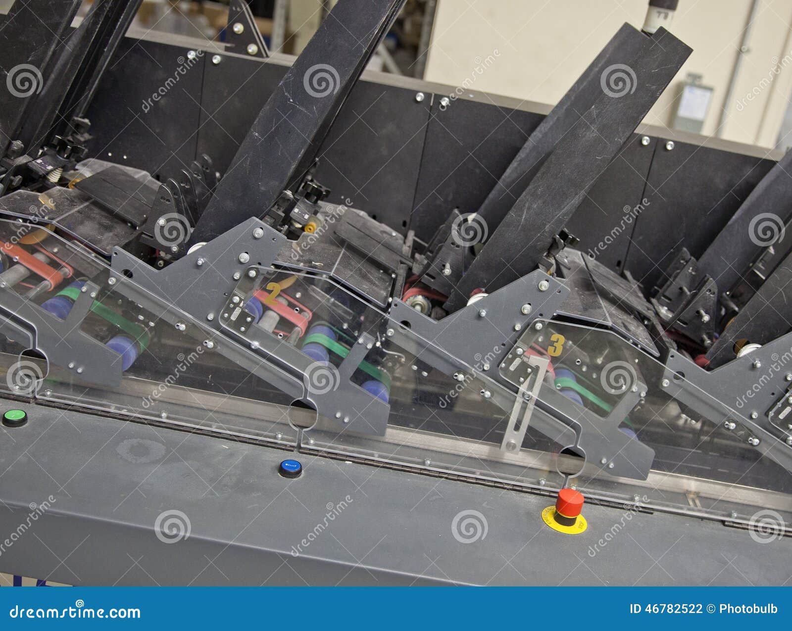 Sorting Machine--Commercial Printing Operations Stock Photo - Image of ...