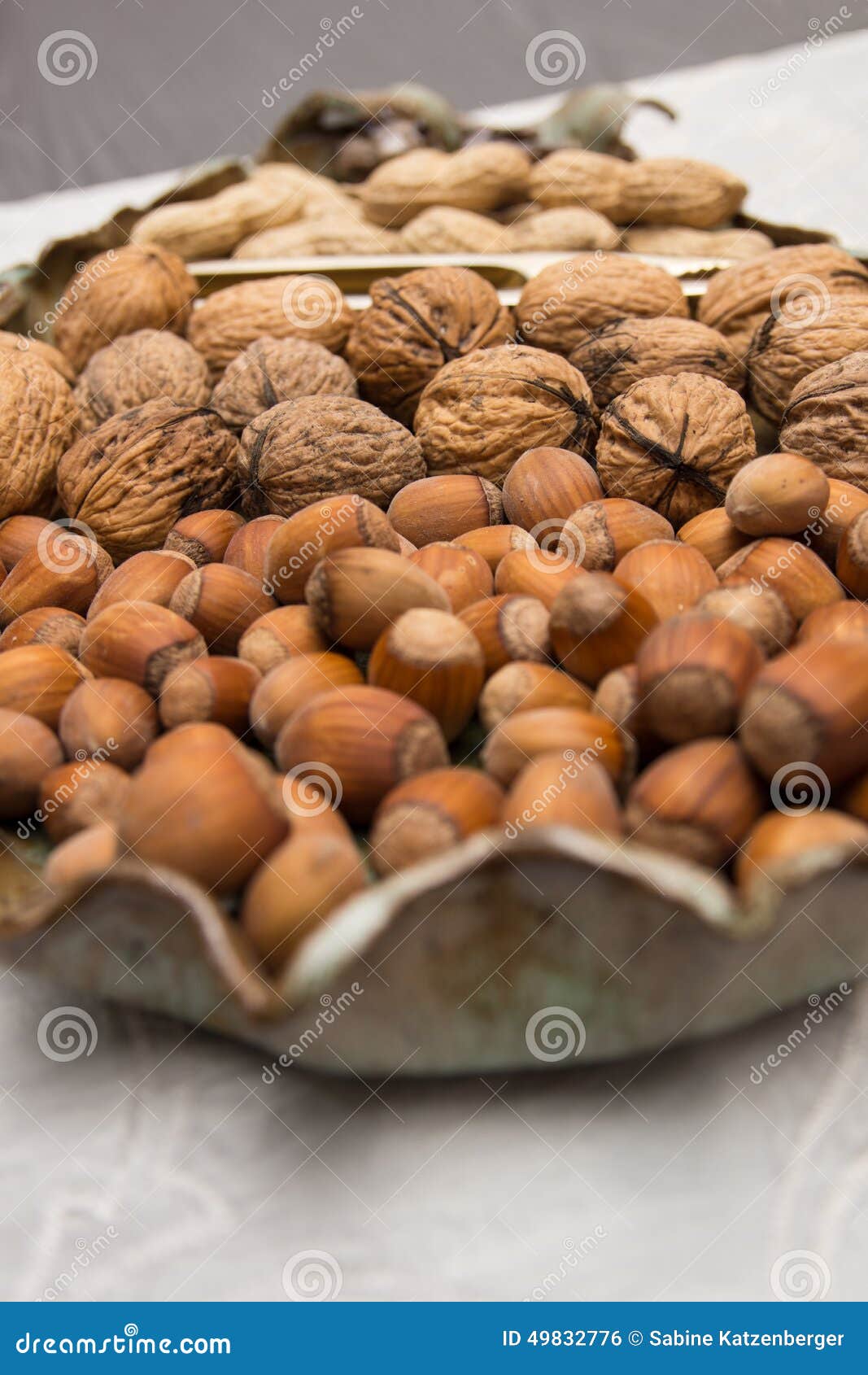 Sorts of nuts stock photo. Image of plate, shells, healthy - 49832776