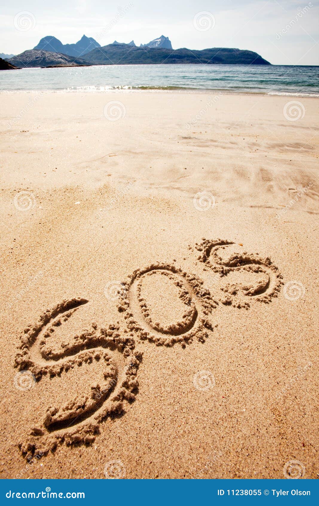 SOS stock image. Image of landscape, background, stranded - 11238055
