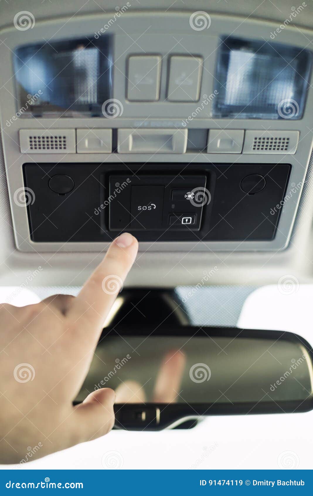 SOS button in car stock image. Image of sharpness, call - 91474119