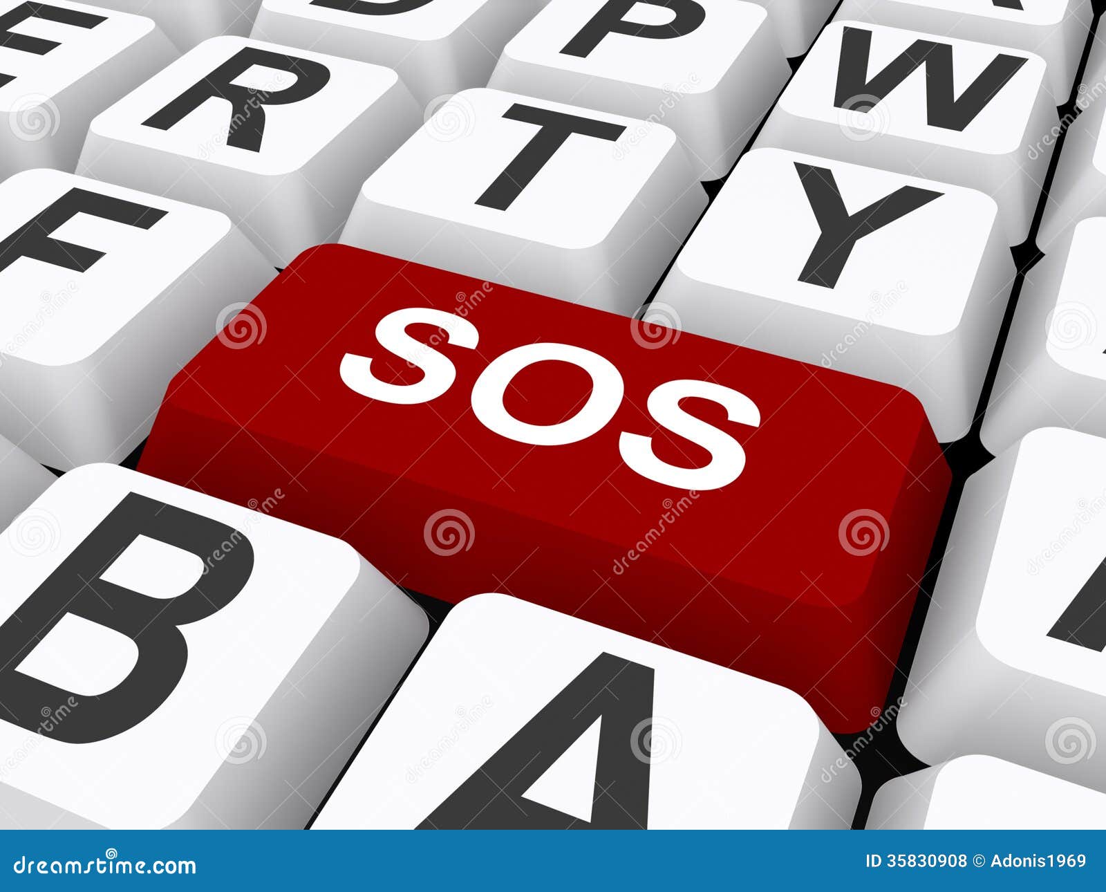 SOS button stock illustration. Illustration of computer - 35830908