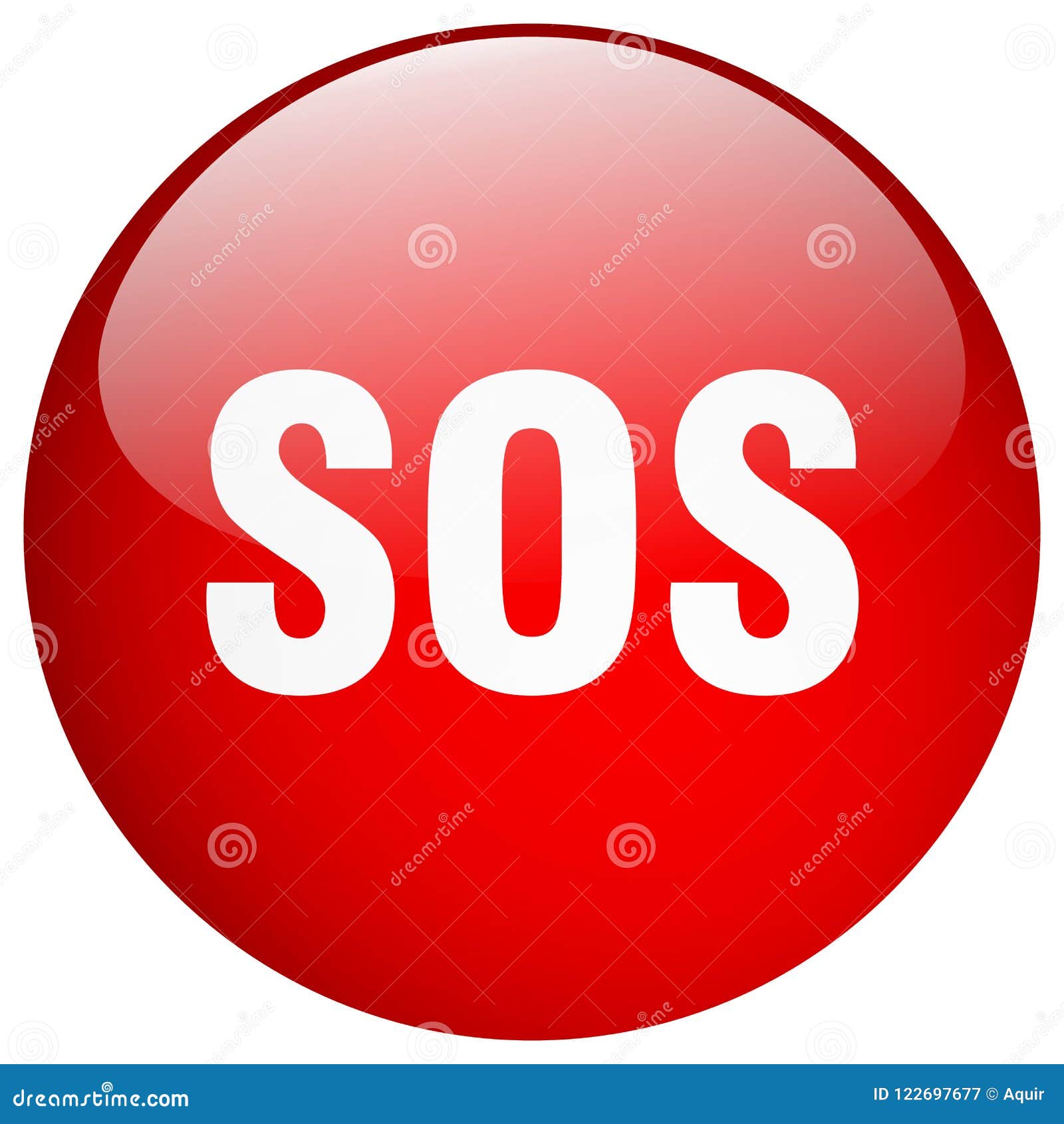 Sos button stock vector. Illustration of button, template - 122697677