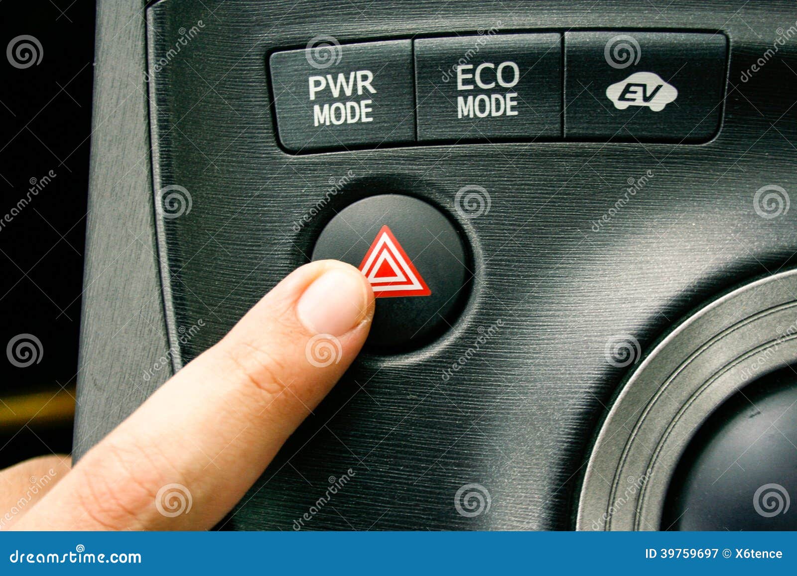 SOS! the Hazard Light Switch Stock Image - Image of emergency ...