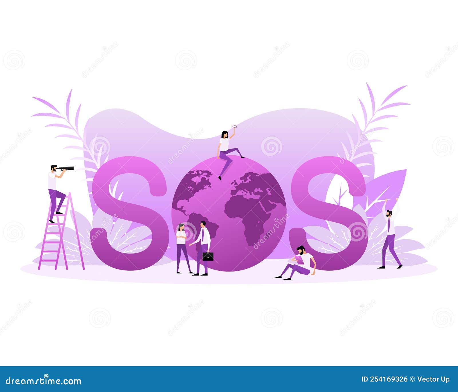 SOS Emergency Banner. 911 Calling. Emergency Alarm. Vector Illustration ...