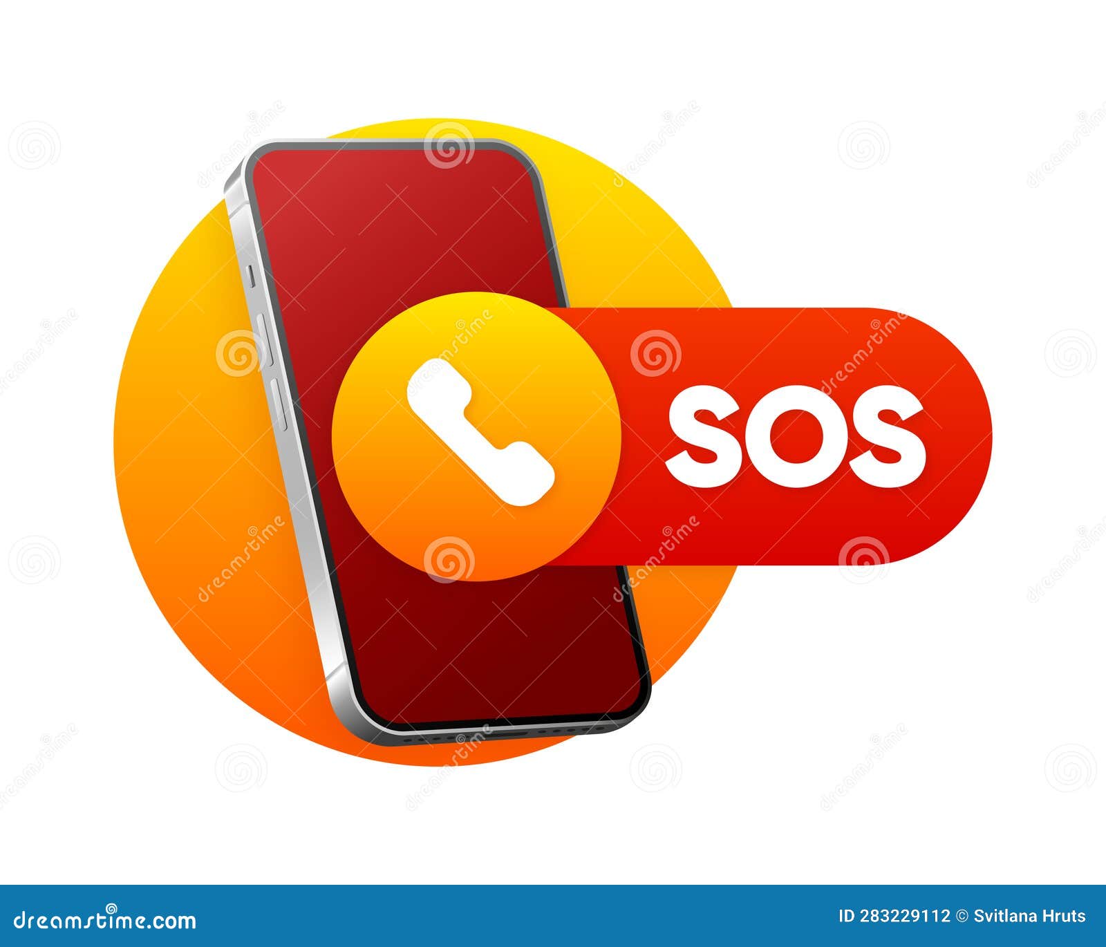 SOS Emergency Call. 911 Calling. Emergency Call. a Cry for Help ...