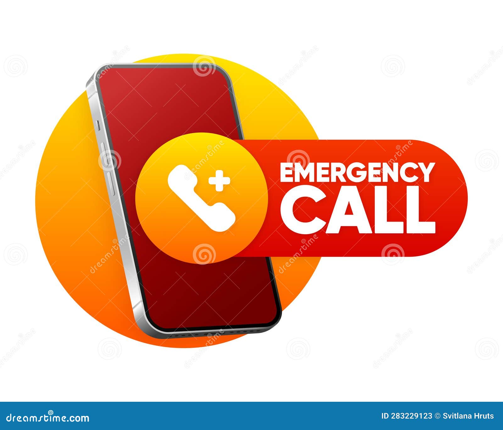 SOS Emergency Call. 911 Calling. Emergency Call. a Cry for Help ...