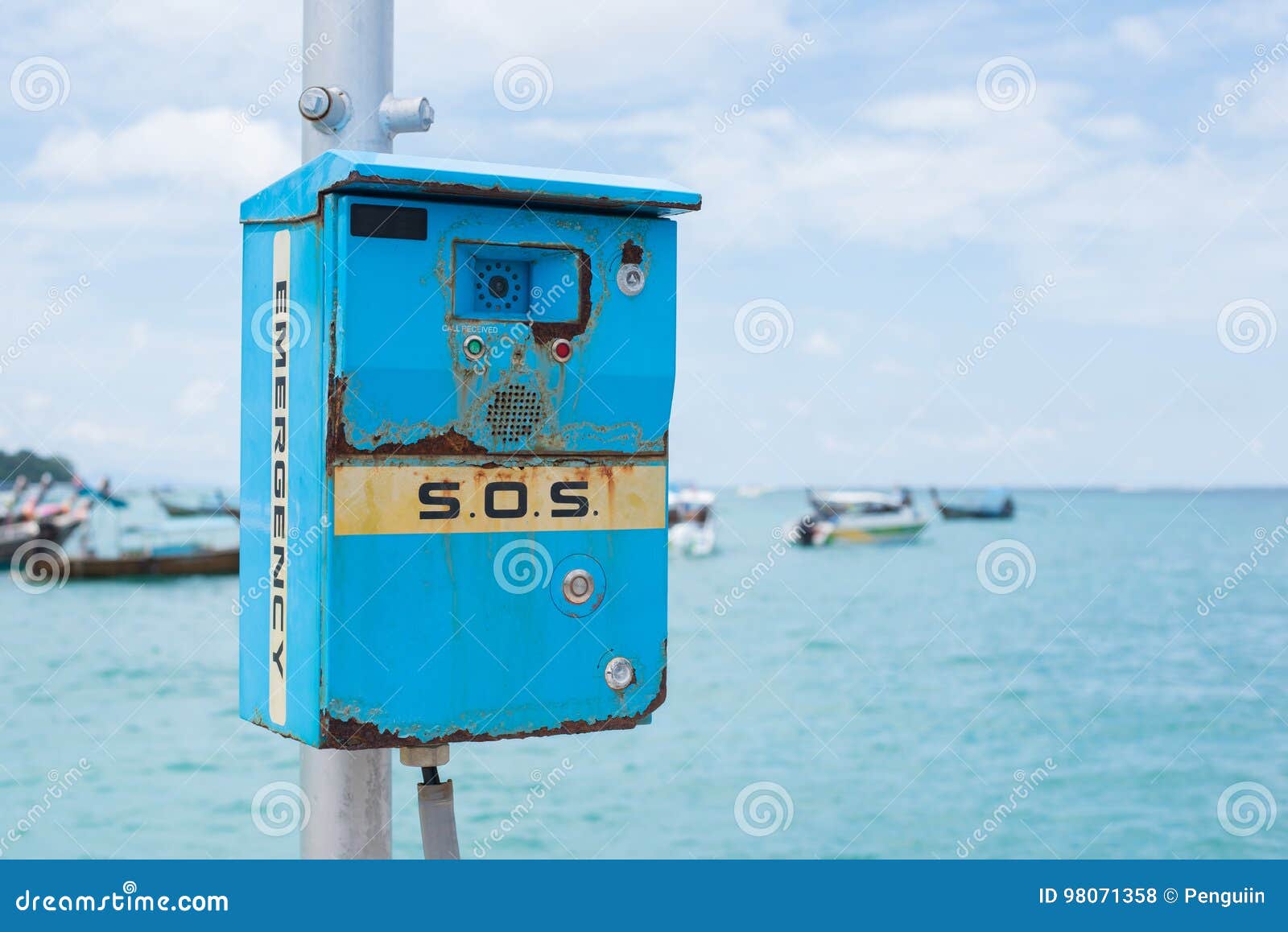 SOS, Emergency SOS Telephone Stock Photo - Image of metro, traffic ...