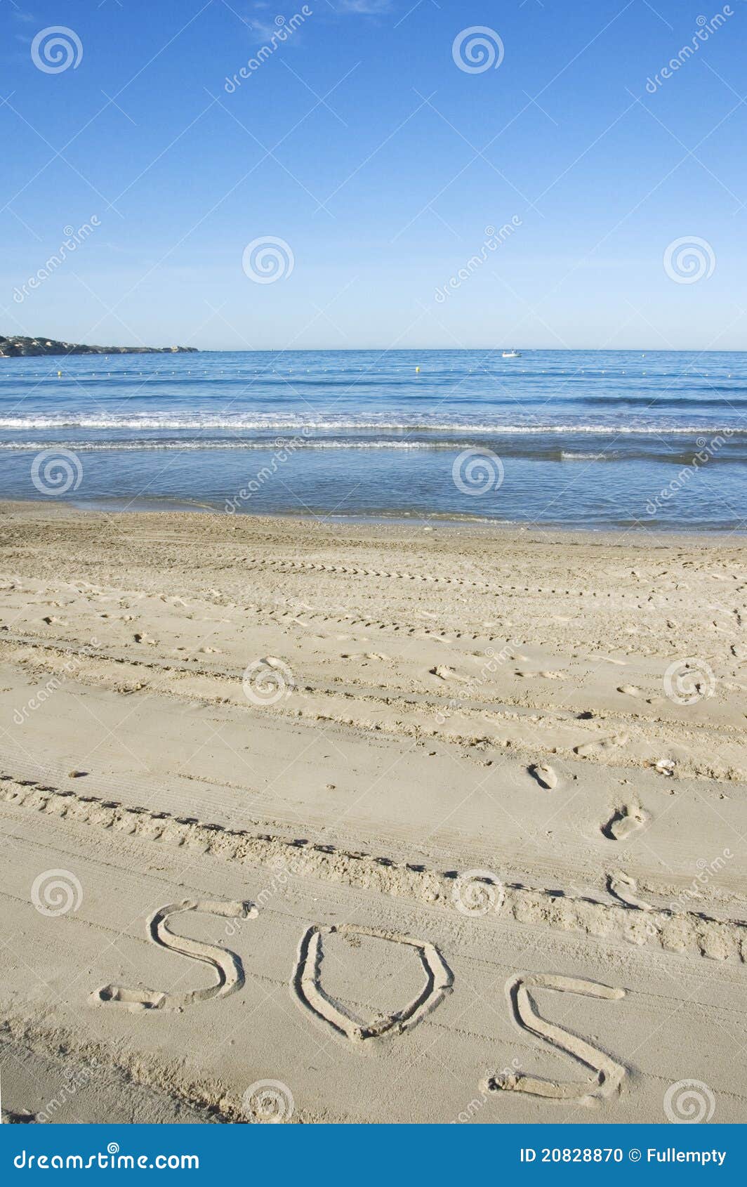 SOS for help on the beach stock photo. Image of beach - 20828870