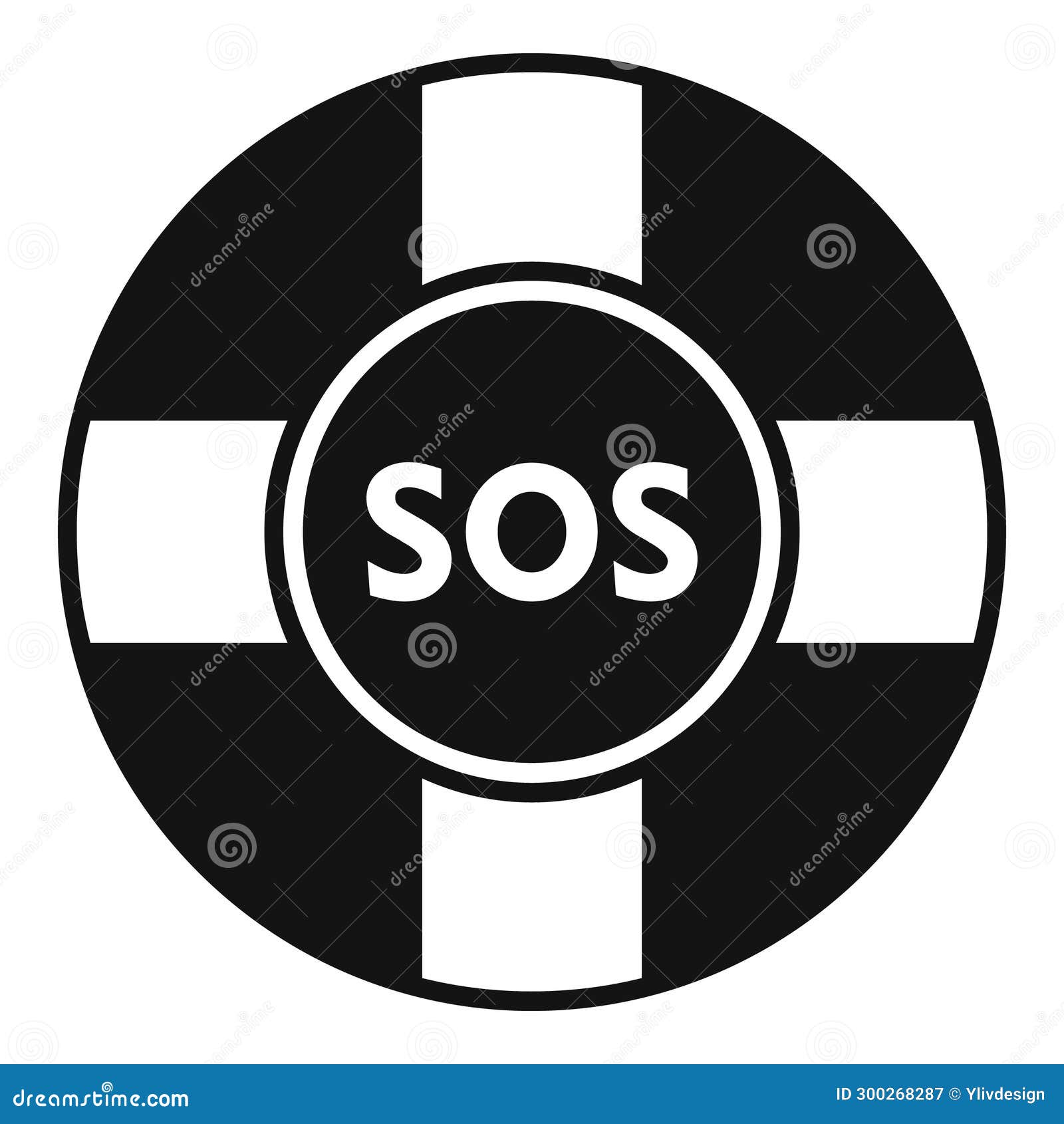 Sos Help Icon Simple Vector. Engine Safety Help Stock Illustration ...