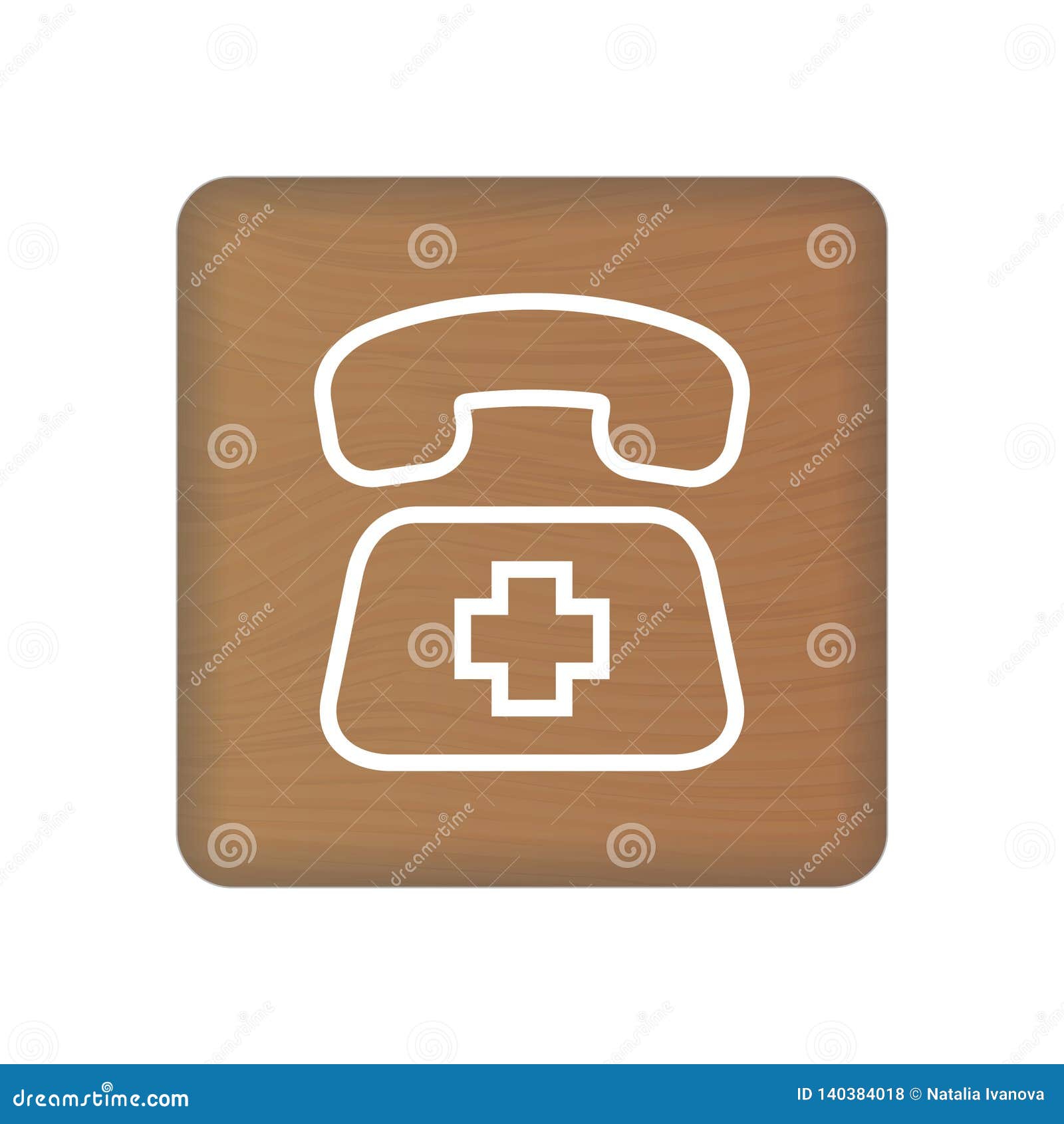 Sos Icon. Rescue Services Phone Call Illustration Isolated on a ...