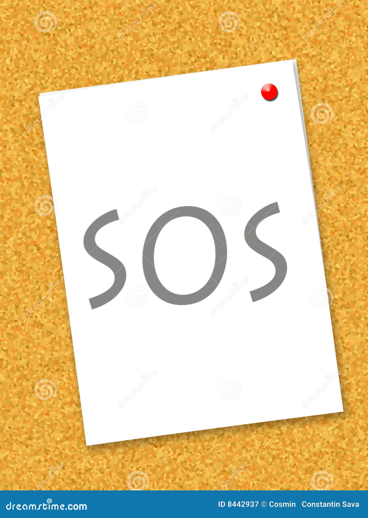 SOS post-it stock image. Image of blue, filling, memories - 8442937