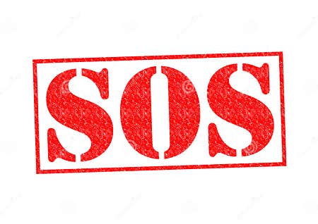 SOS Rubber Stamp stock image. Image of alert, caution - 88065275