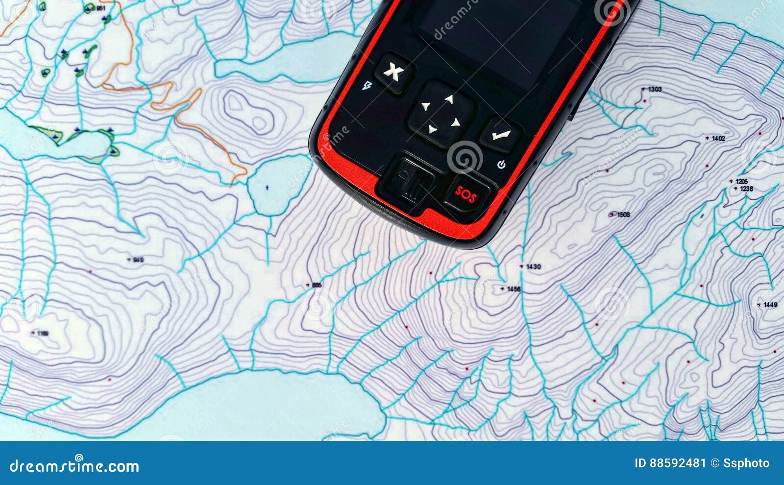 Sos search and rescue stock image. Image of climb, topo - 88592481