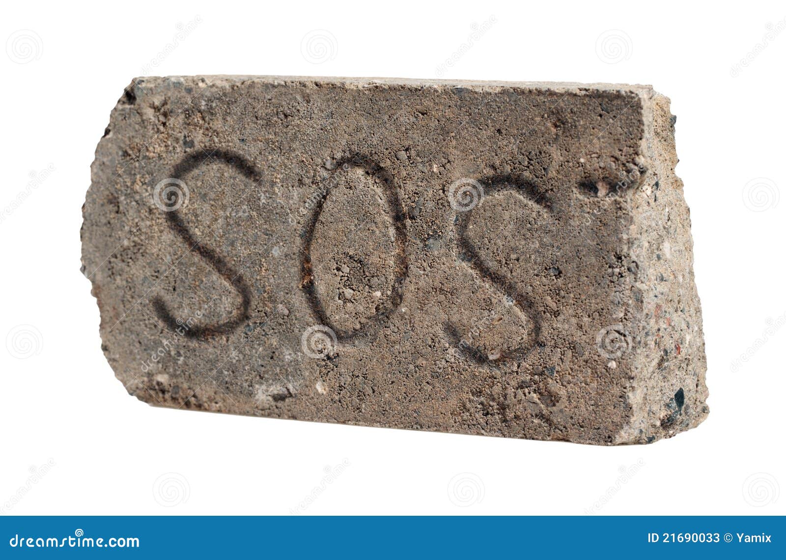 SOS sign stock image. Image of studio, clay, message - 21690033