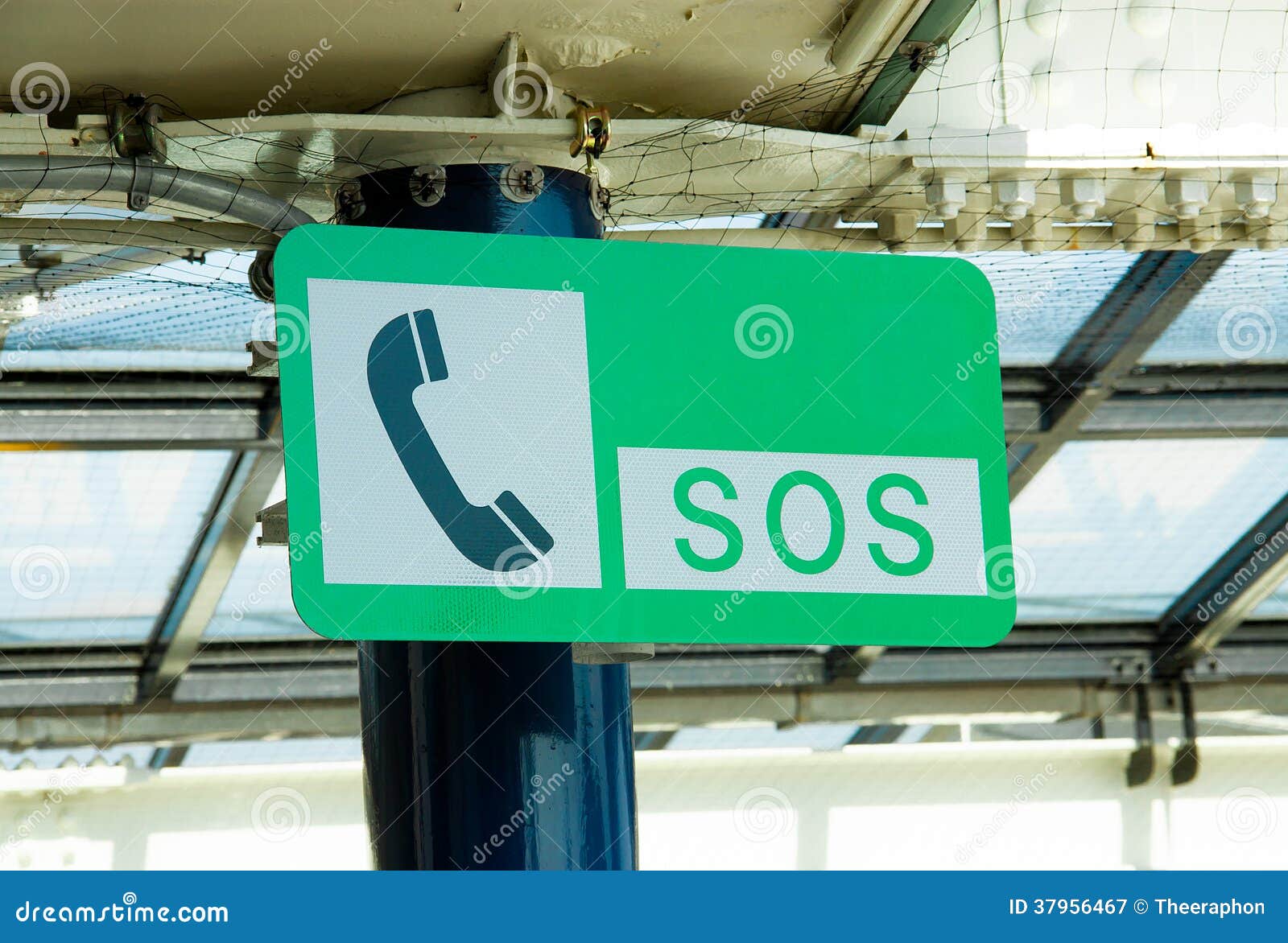 SOS sign. stock image. Image of pole, sign, help, telephone - 37956467