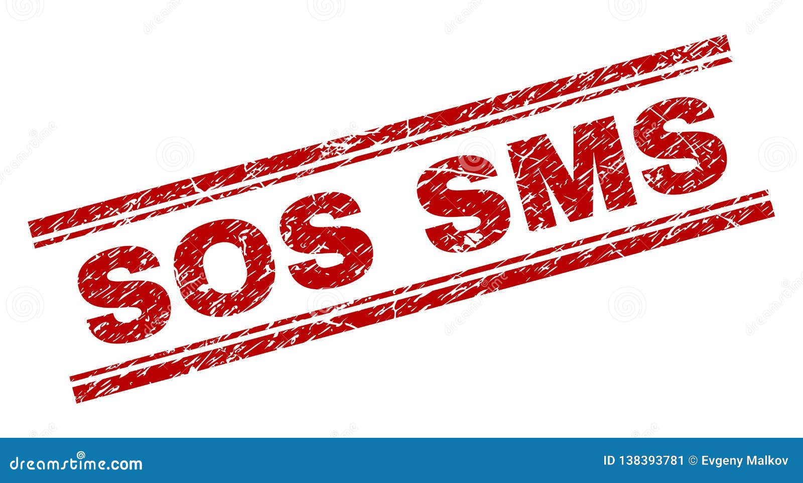 Grunge Textured SOS SMS Stamp Seal Stock Vector - Illustration of aged ...