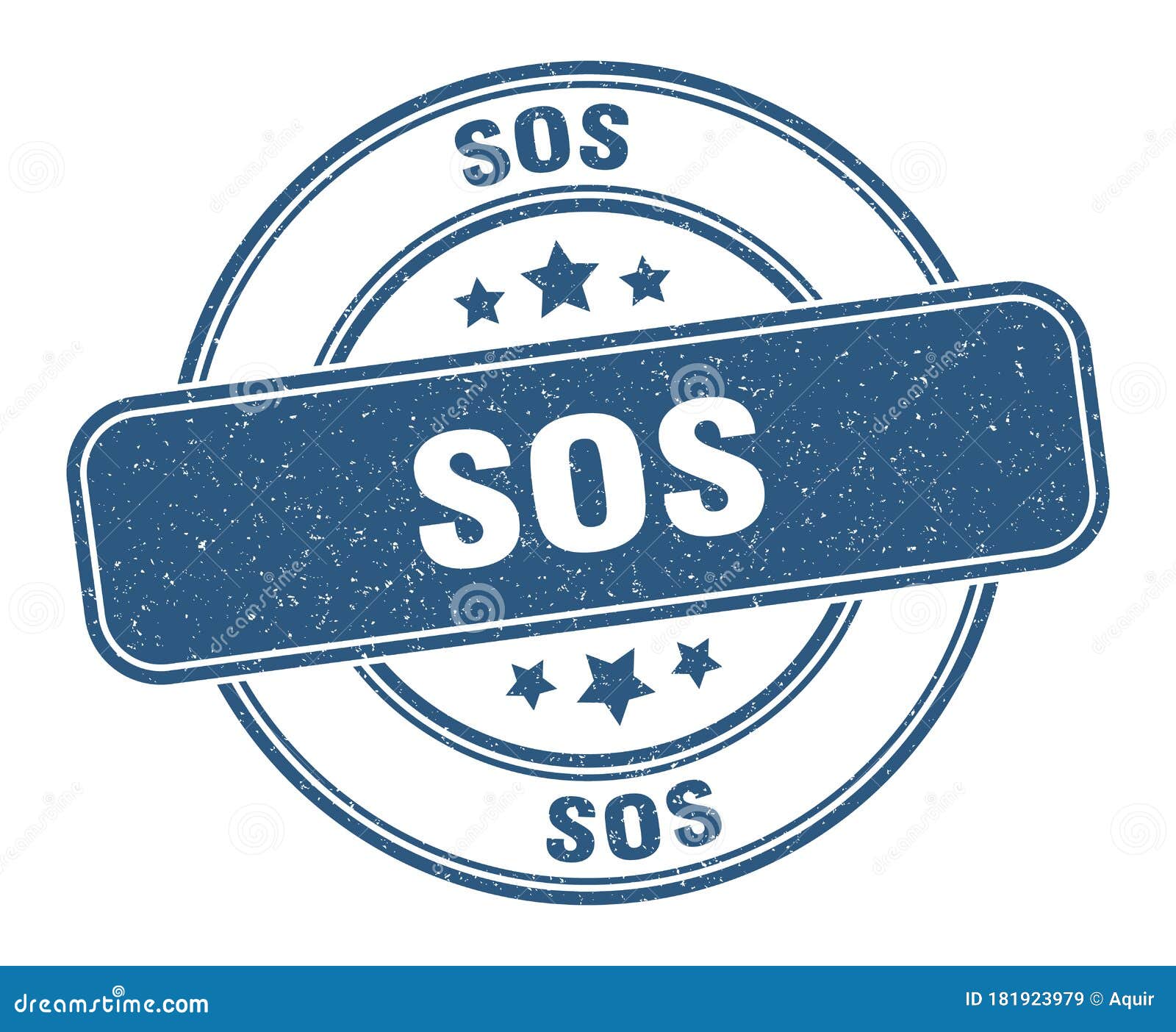 Sos Stamp. Sos Round Grunge Sign Stock Vector - Illustration of sign ...