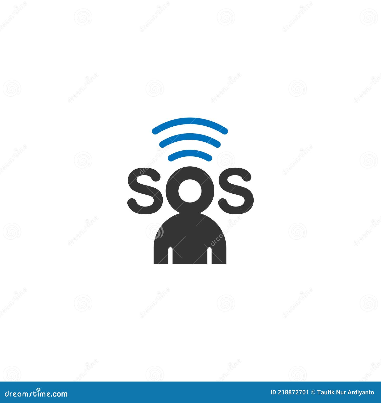 SOS Symbol Icon Design Concept Vector Template Stock Vector ...
