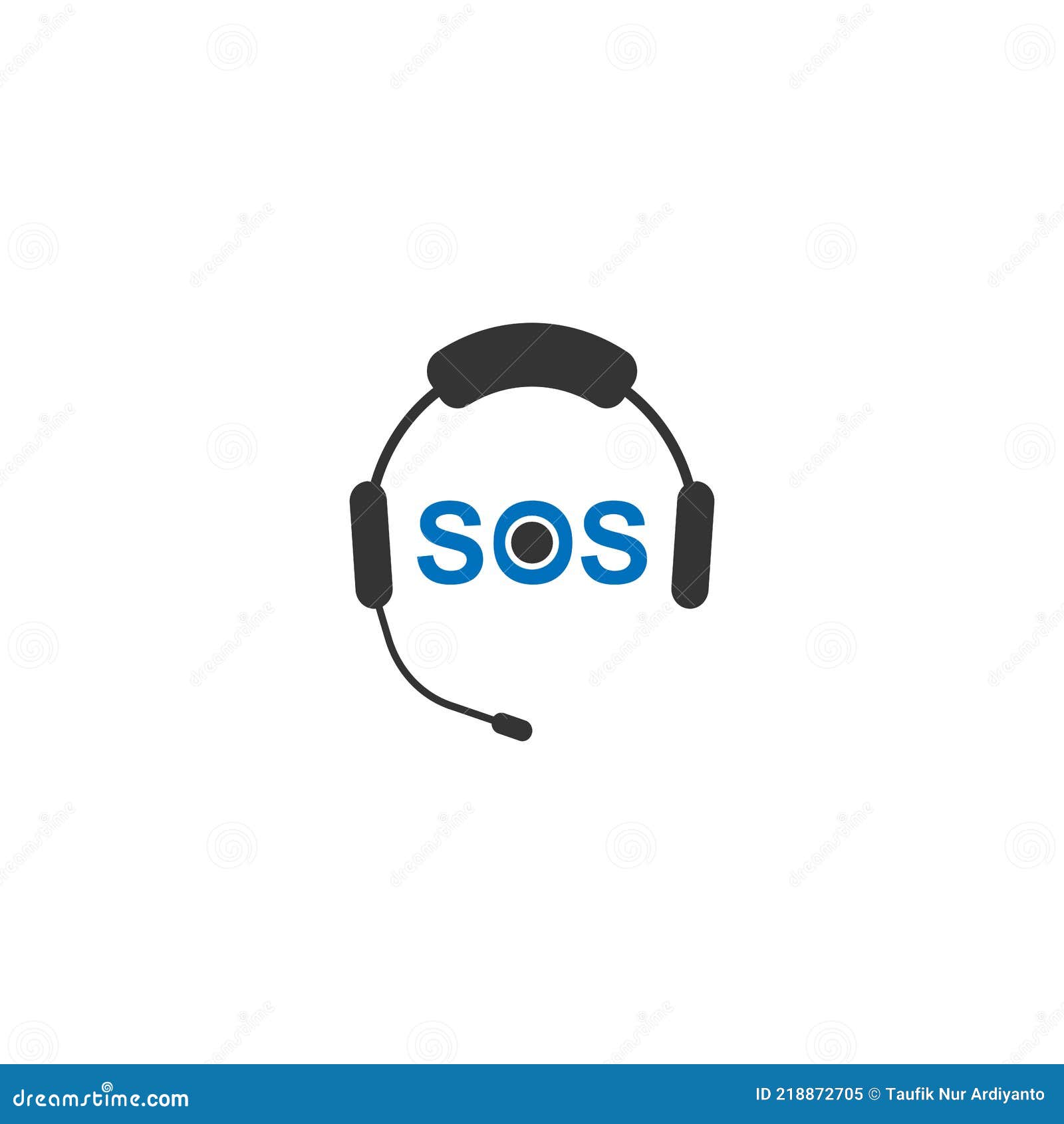 SOS Symbol Icon Design Concept Vector Template Stock Vector ...