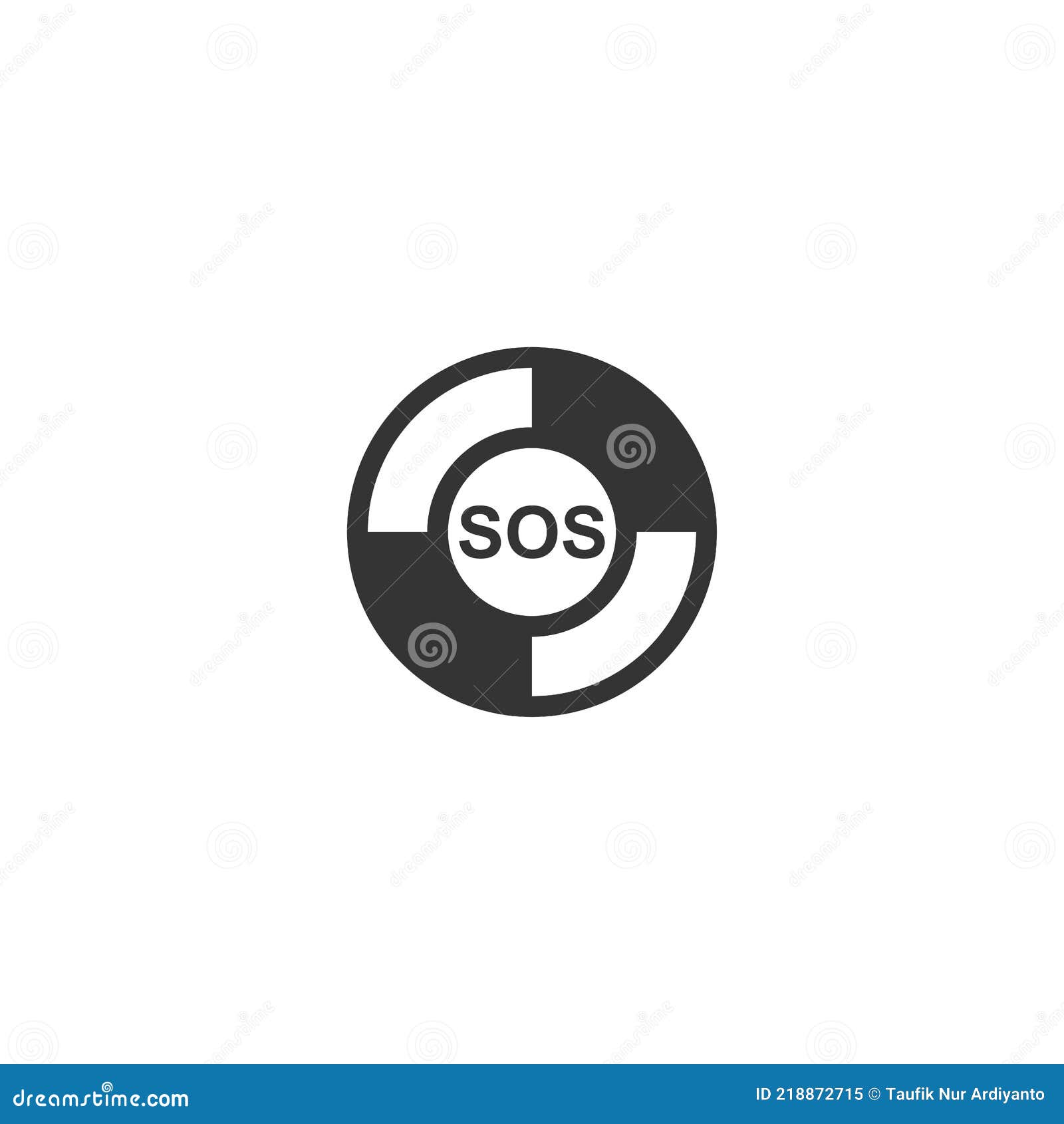 SOS Symbol Icon Design Concept Vector Template Stock Vector ...