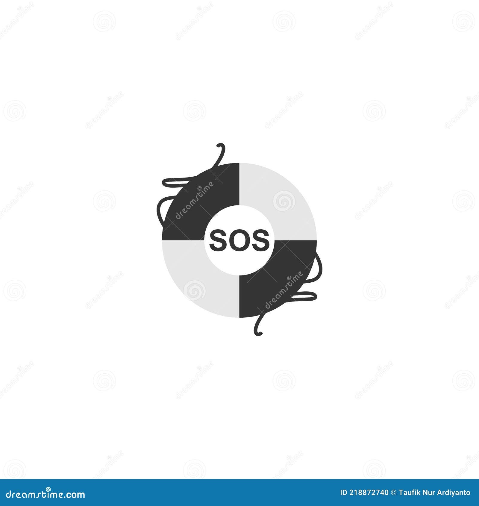 SOS Symbol Icon Design Concept Vector Template Stock Vector ...