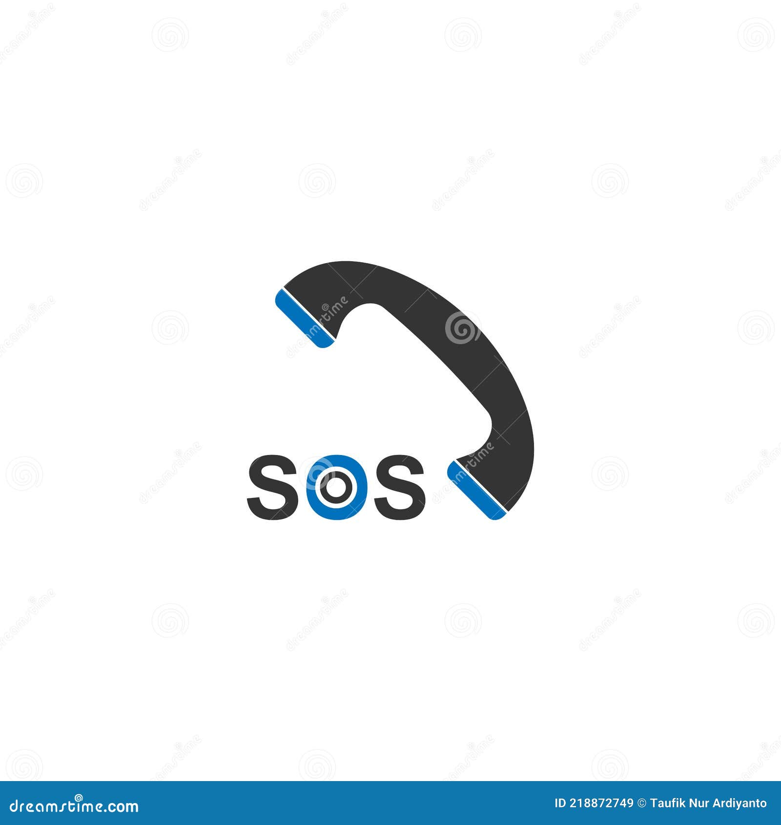 SOS Symbol Icon Design Concept Vector Template Stock Vector ...