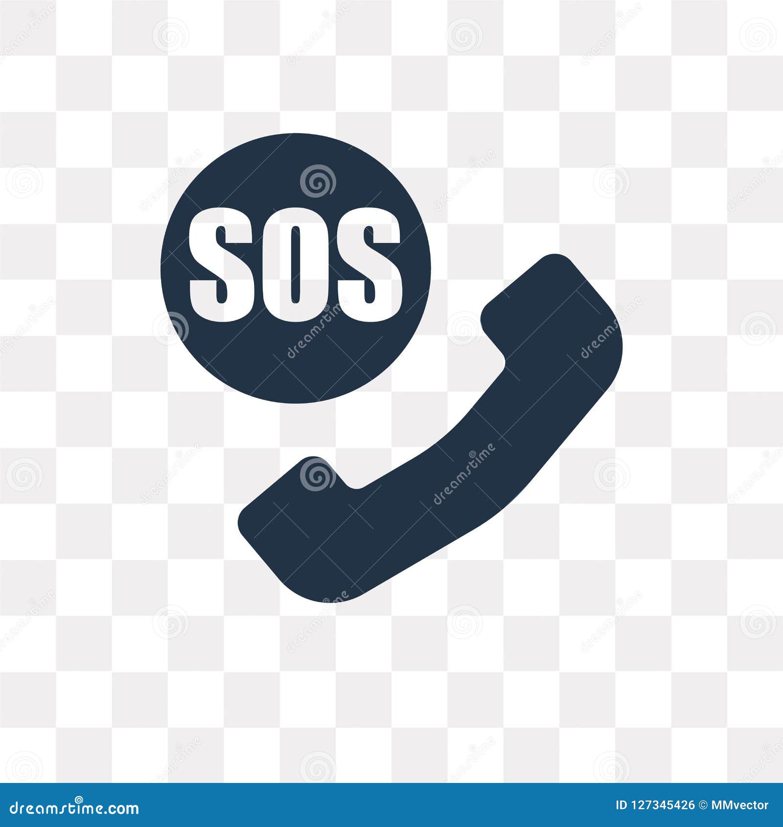 Sos Vector Icon Isolated On Transparent Background, Sos Transpa Stock ...
