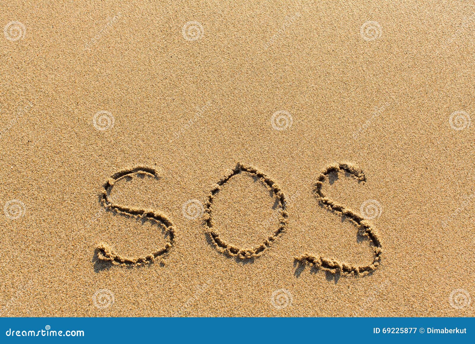 SOS - Written Manually on the Texture of Sea Sand. Help. Stock Image ...