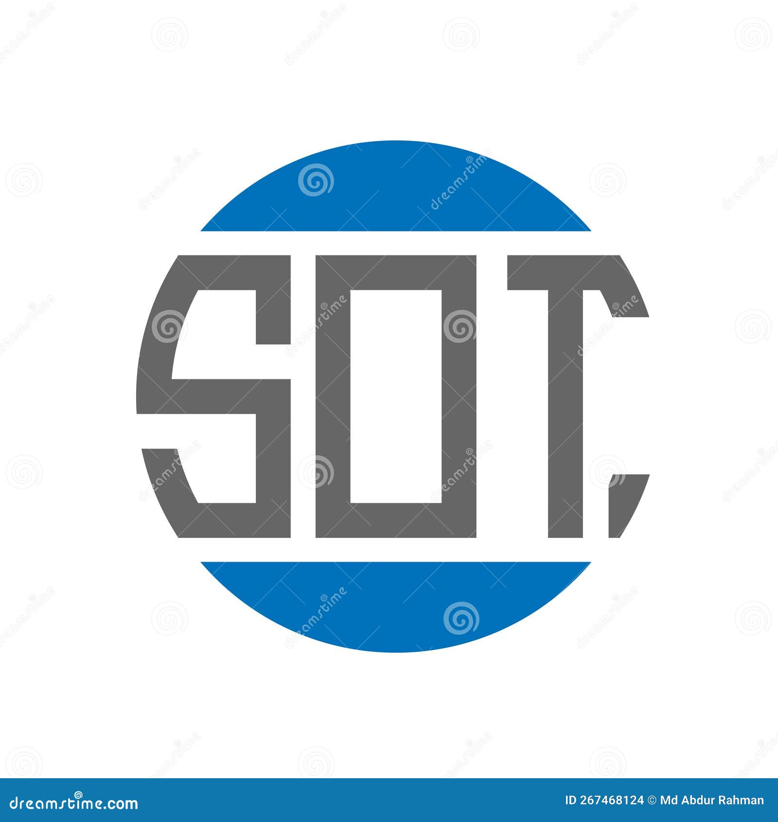 SOT Letter Logo Design On White Background. SOT Creative Initials ...