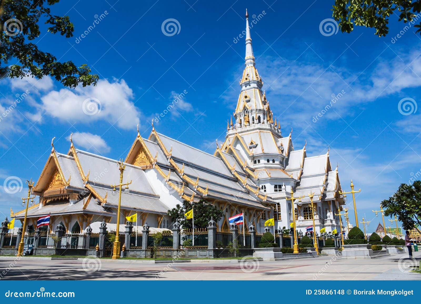 The Sothon temple stock photo. Image of emerald, place - 25866148