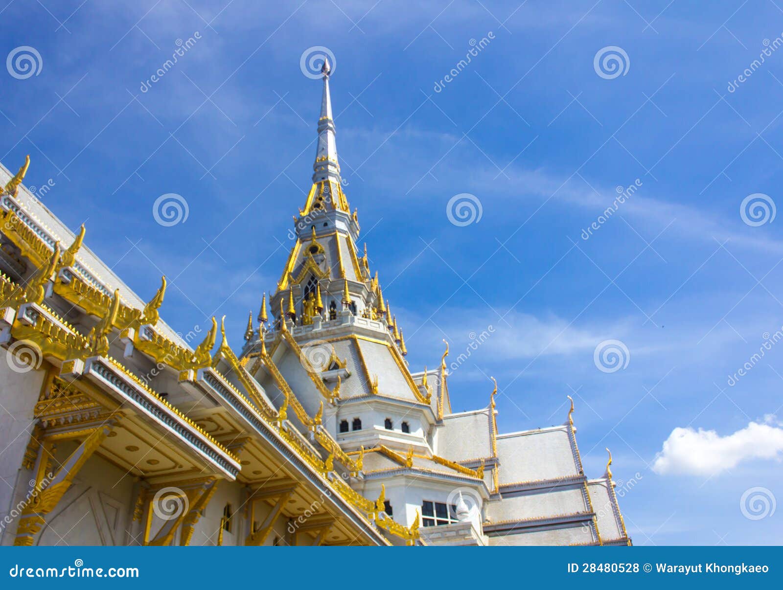 The Sothon temple stock photo. Image of east, buddha - 28480528
