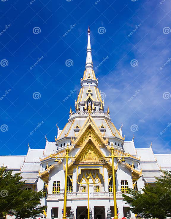 The Sothon temple stock photo. Image of history, famous - 28480616