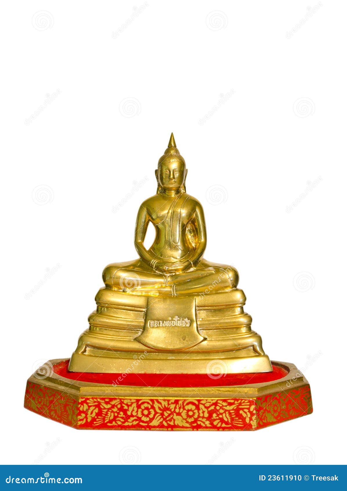 Sothorn Buddha foto de stock. Imagem de ouro, religioso - 23611910