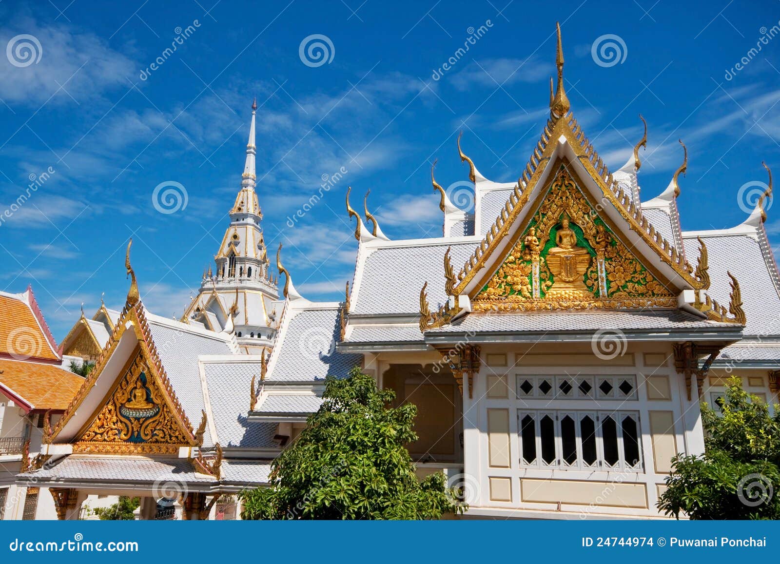 Sothorn Sanctuary stock photo. Image of paper, chachoengsao - 24744974