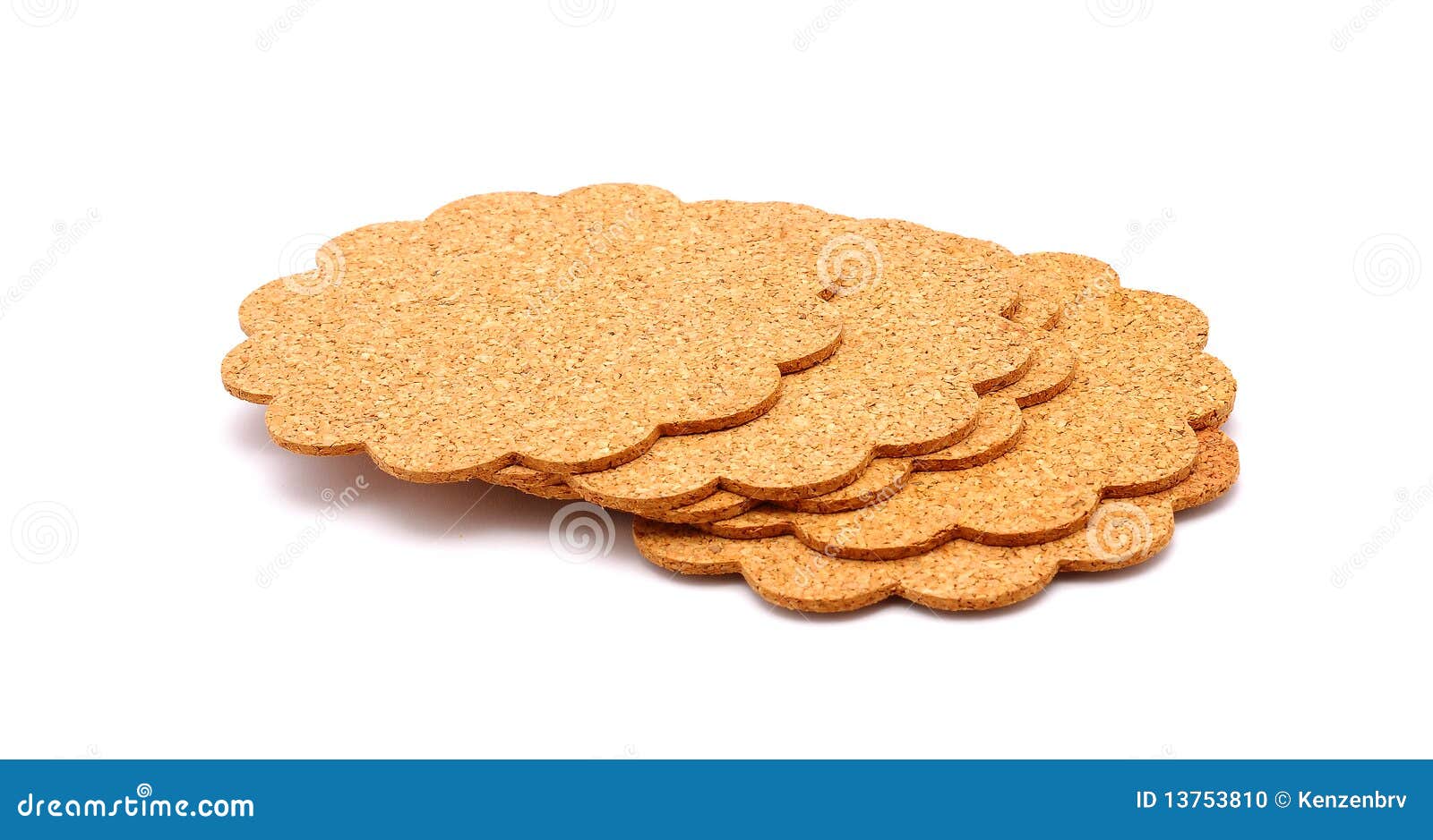 Sottobicchieri del sughero fotografia stock. Immagine di casella - 13753810